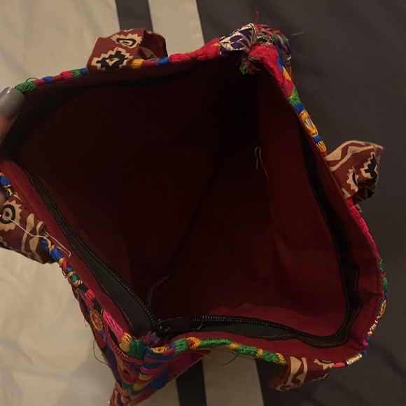 Bags | Traditional Handmade Embroidered Bag With Zipper | Poshmark